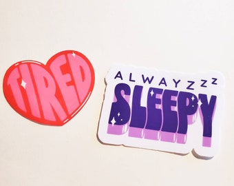 Cute Sleepy Stickers - Etsy