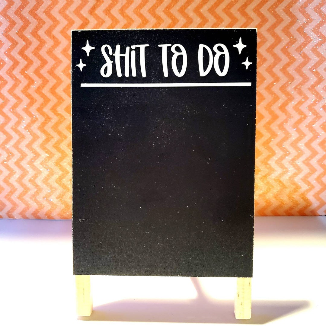 Sht to Do / Wipe-off Board / Sign to Do List Erasable - Etsy