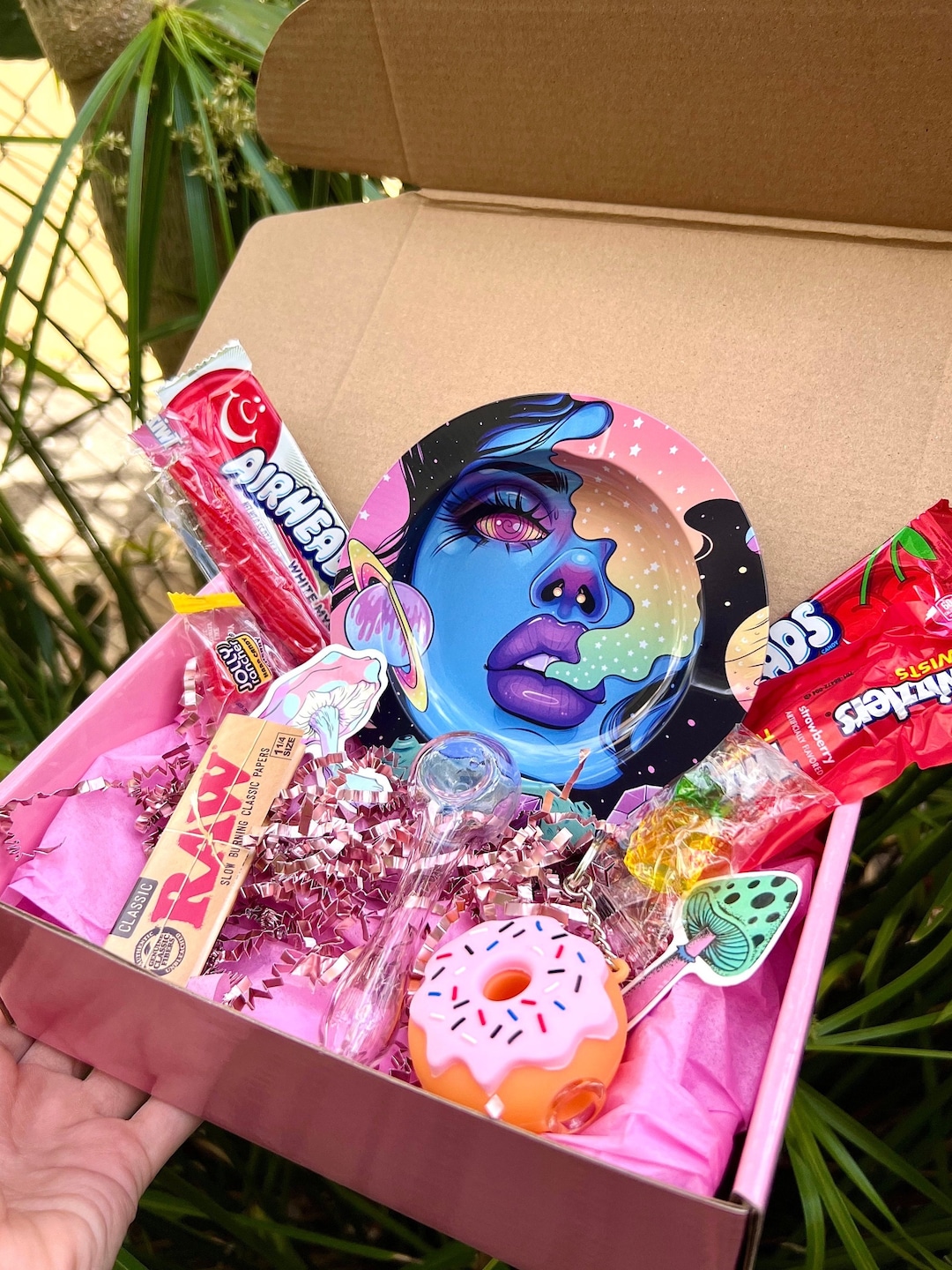 Smoker Essentials Gift Box Bundle Pink Set for Men and Women 12pcs - Etsy