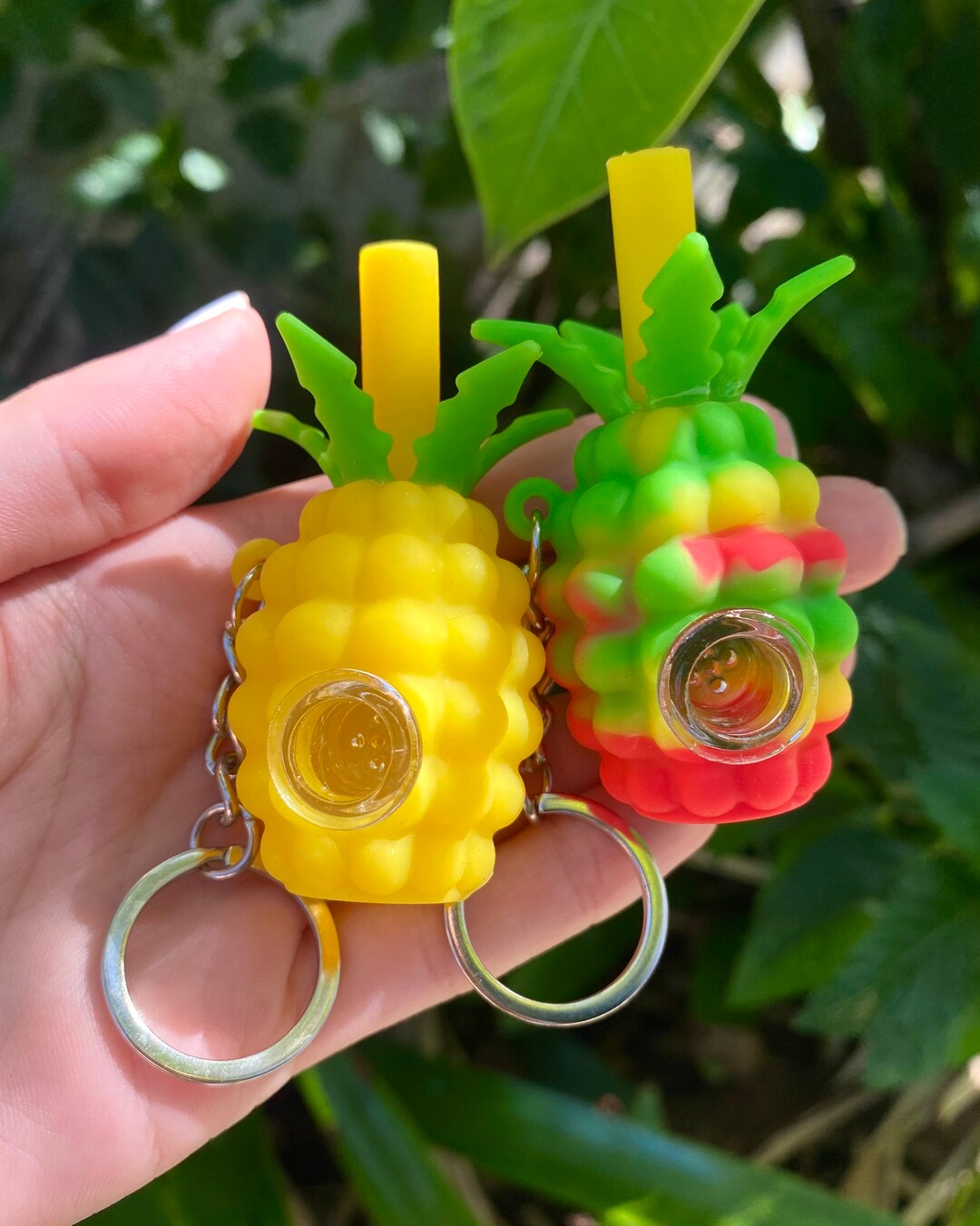 Pineapple Keychain Mini Pipe - Etsy