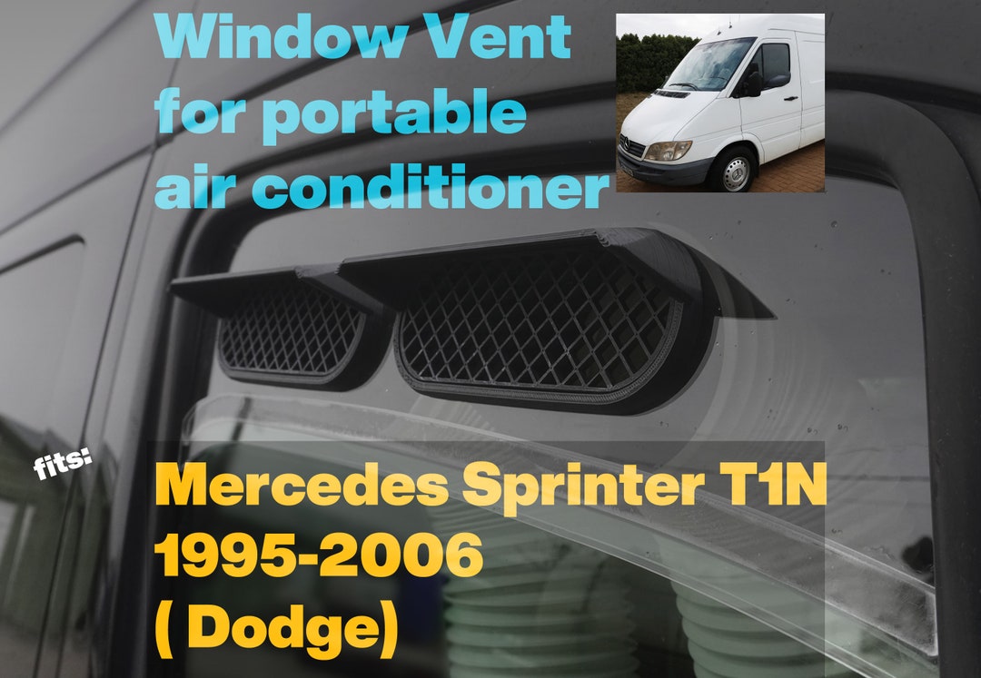 Portable AC Window Vent For; Dodge Sprinter T1N, 1995-2006 (mercedes ...