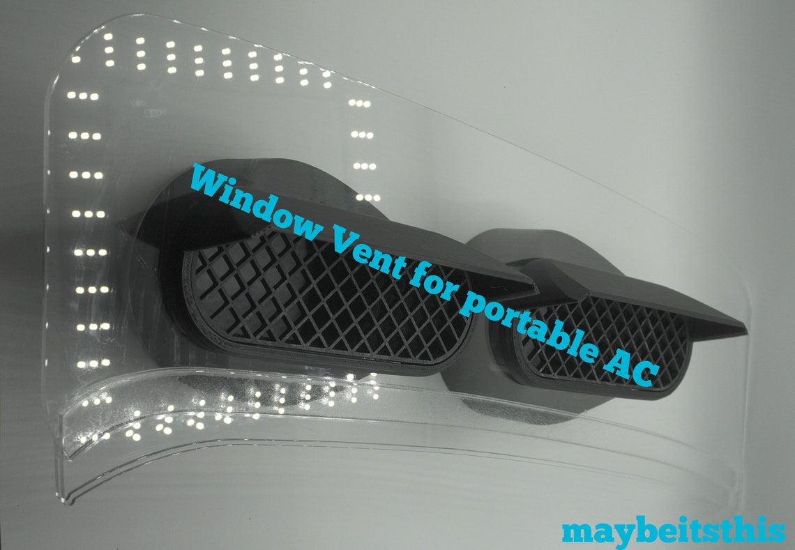 Portable AC Window Vent For; Custom One Offs - Etsy