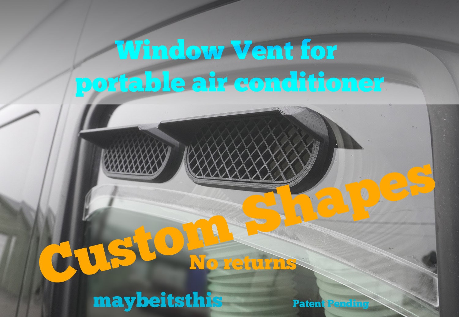 Portable AC Window Vent For Custom One Offs - Etsy