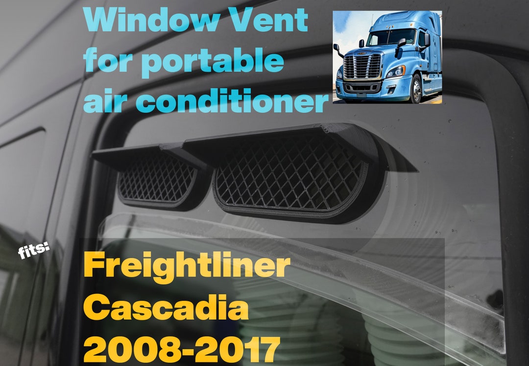 Portable AC Window Vent For; Freightliner Cascadia 2008-2017 - Etsy