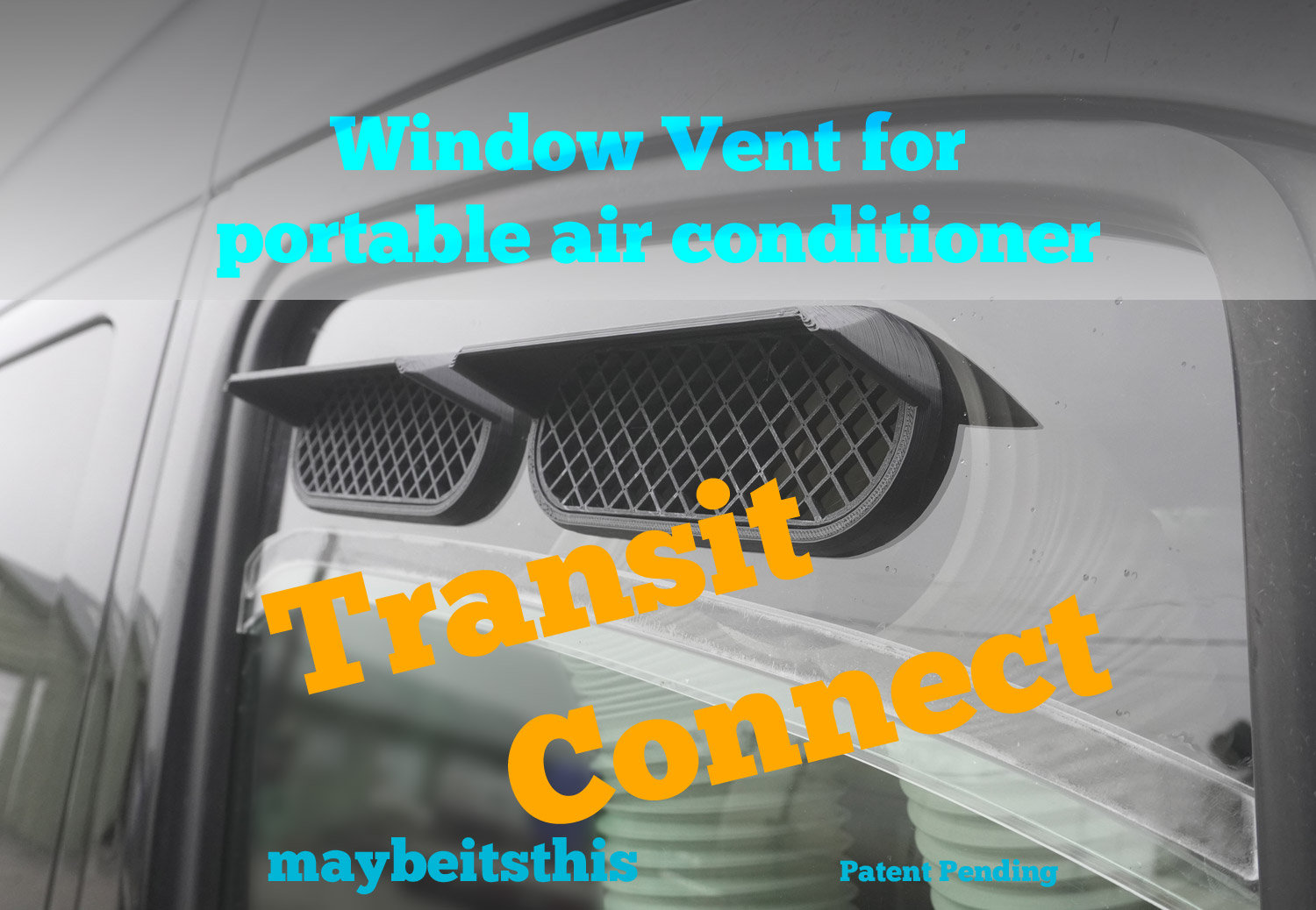 Portable AC Window Vent For Ford Transit Connect 2014 to - Etsy