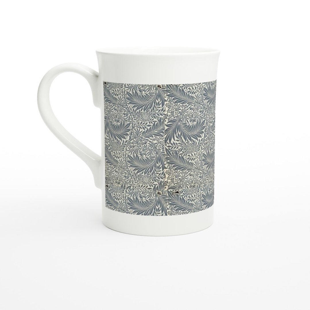 William Morris Slim Porcelain Mug, William Morris Cup, William Morris ...