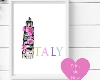 Italian Word Art - Etsy