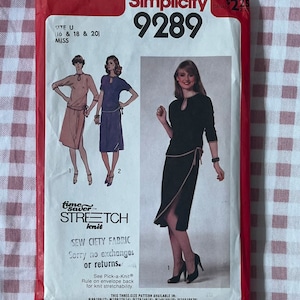 Vintage 1979 Simplicity Sewing Pattern 9289 (used) - Etsy