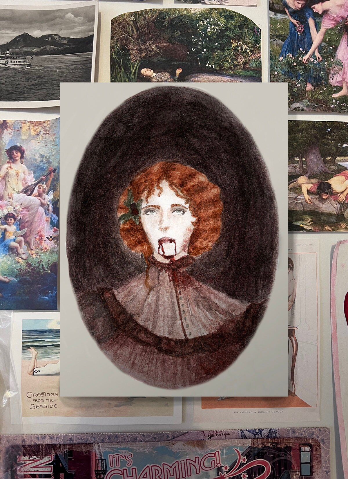 Florence the Machine Vampire Print Original Artwork - Etsy