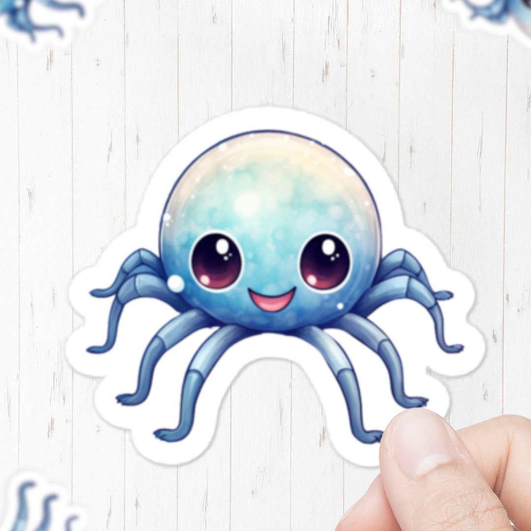 Cute Spider Sticker | Halloween Sticker | Fall Sticker | Cute Spider ...