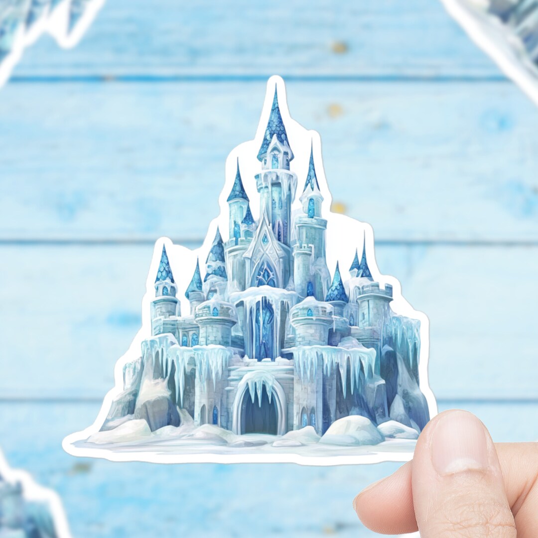Ice Castle Sticker | Magical Land | Winter Castle | Magical Art ...