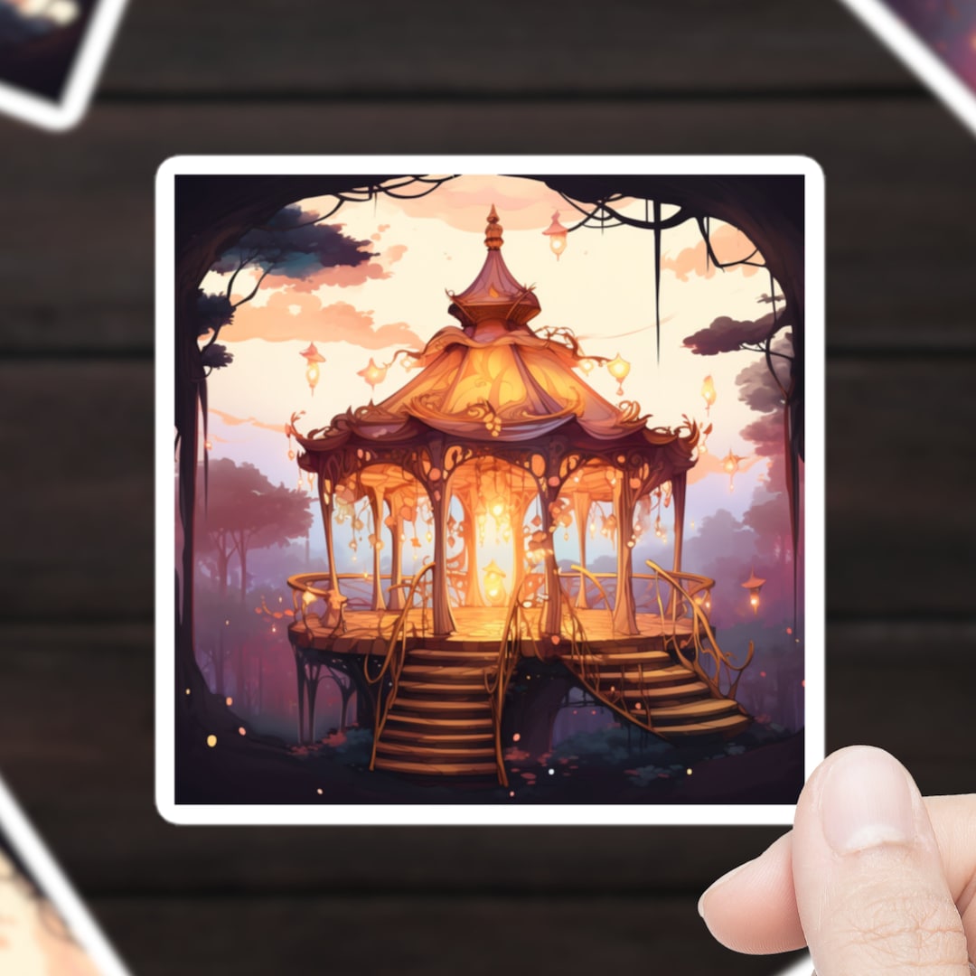 Magical Gazebo Sticker | Magical Land | Mystical Stickers | Mystical ...