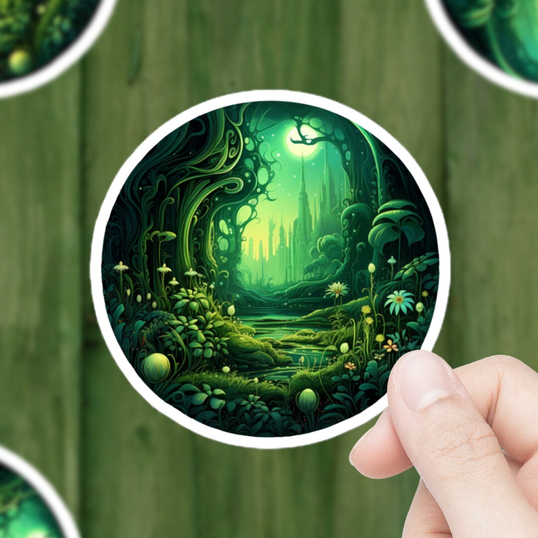 Magical World Sticker | Mystical Stickers | Magical Art | Metaphysical ...
