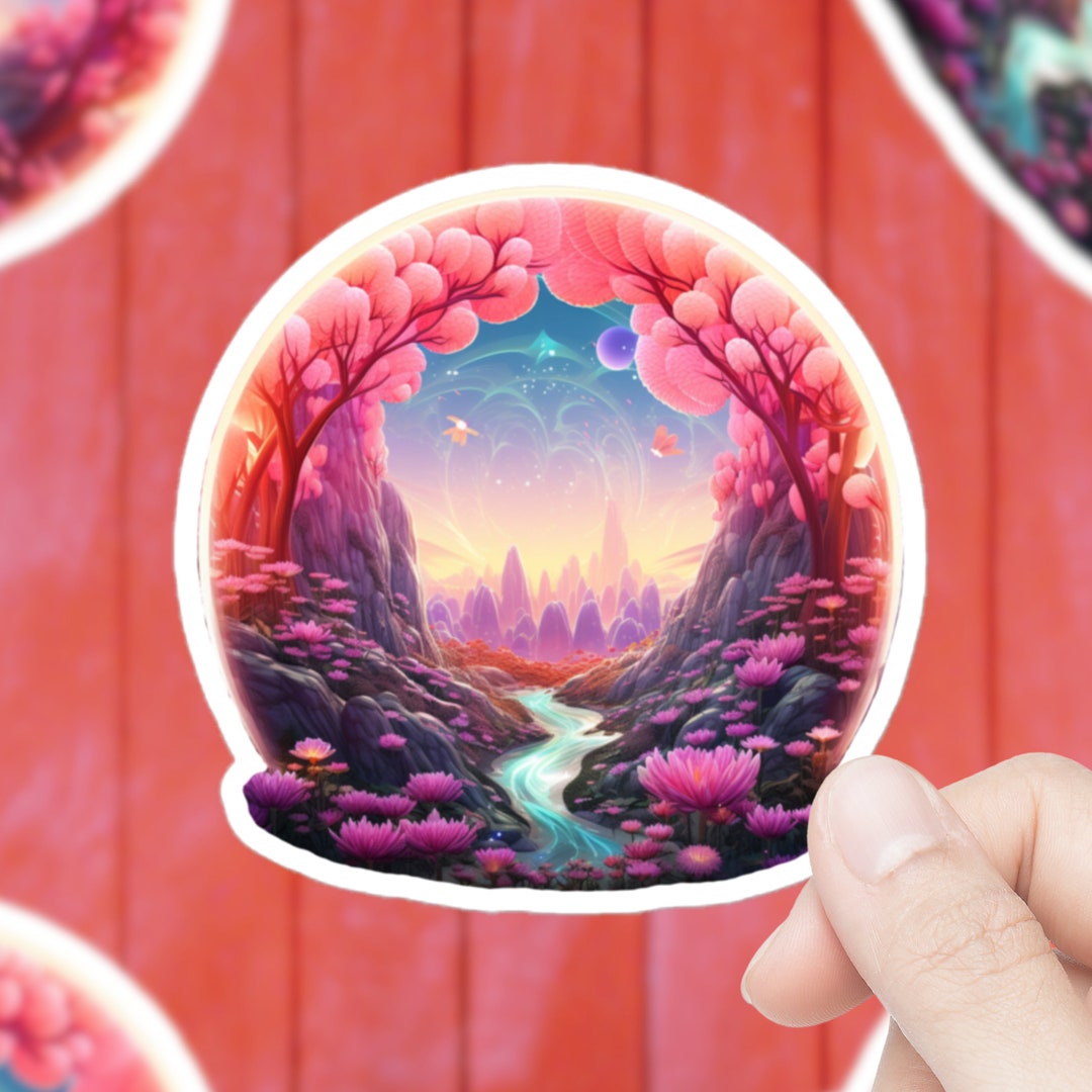 Magical World Sticker | Mystical Stickers | Magical Art | Mystical Art ...