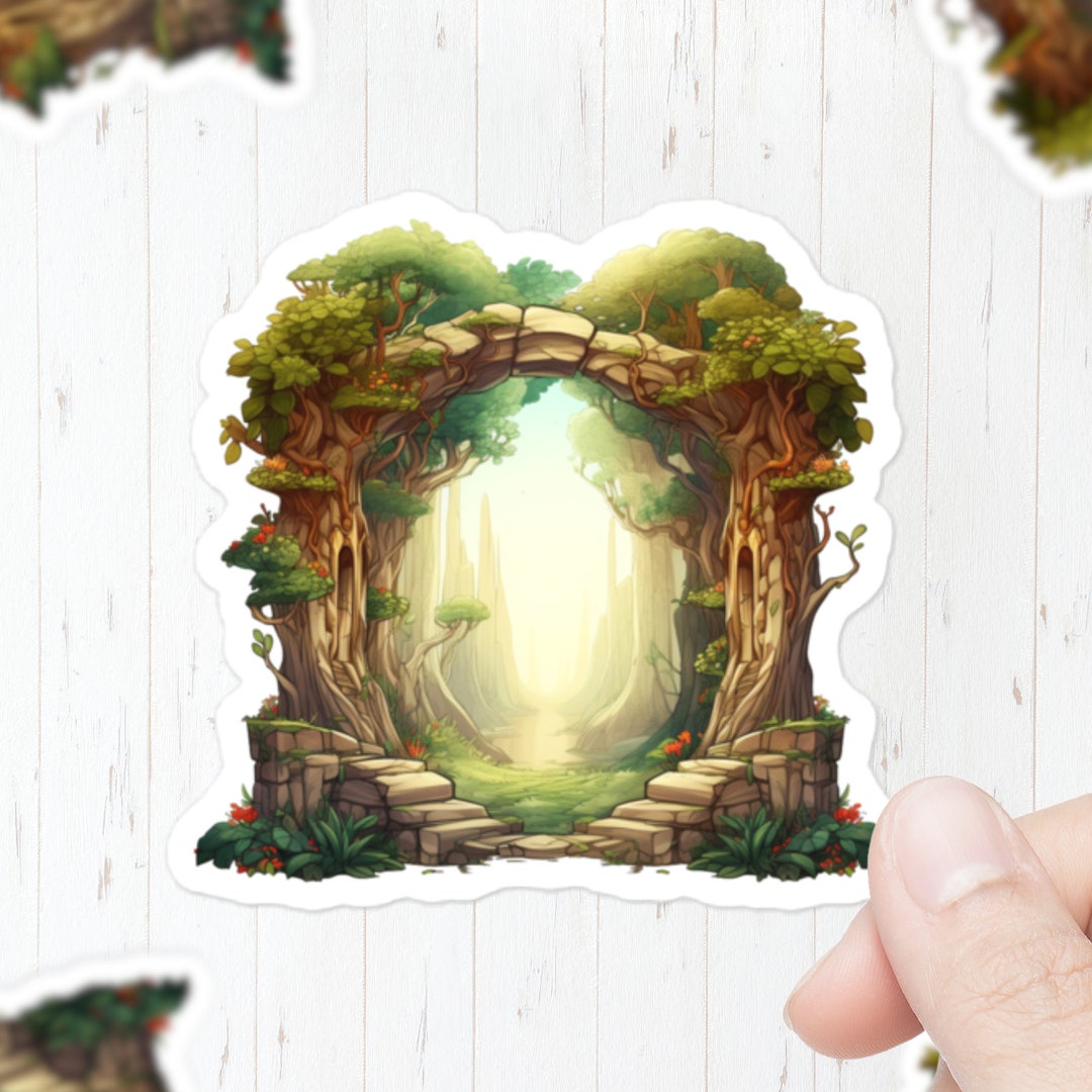 Magical Archway Sticker | Forrest Sticker | Magical Portal | Magical ...