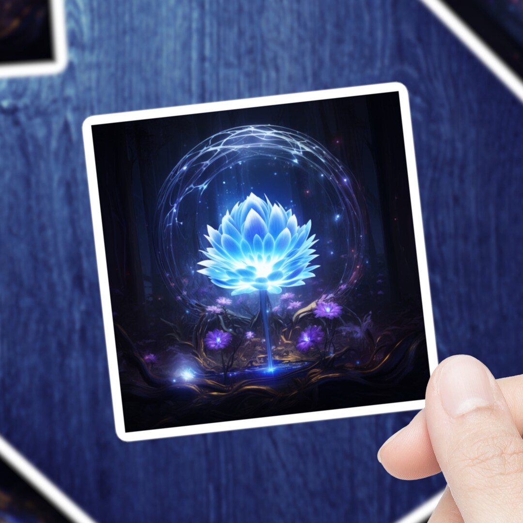 Magical Flower Sticker | Mystical Flower | Mystical Art | Mystical ...