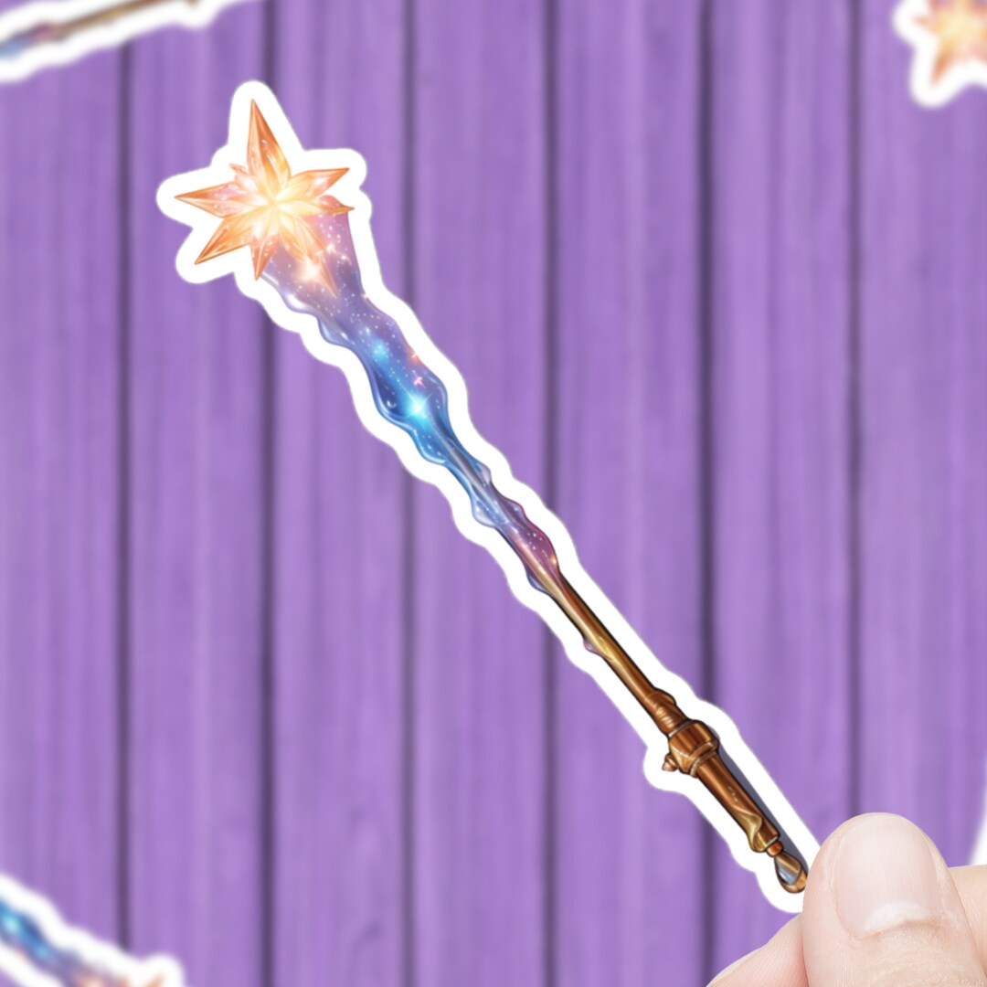 Wand Sticker | Mystical | Magical Wand | Pretty Stickers | Mystical ...
