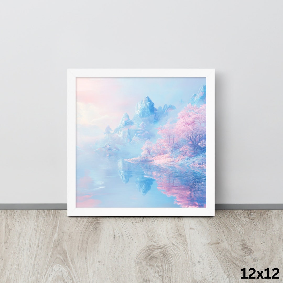 Pastel Mystical Land Digital Download | Magical Wall Art | Mystical Art ...