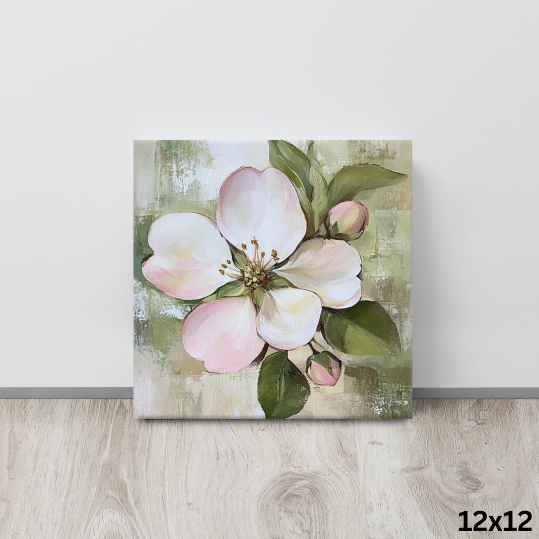 Apple Blossom Canvas Print | Flower Wall Art | Apple Blossom Art ...