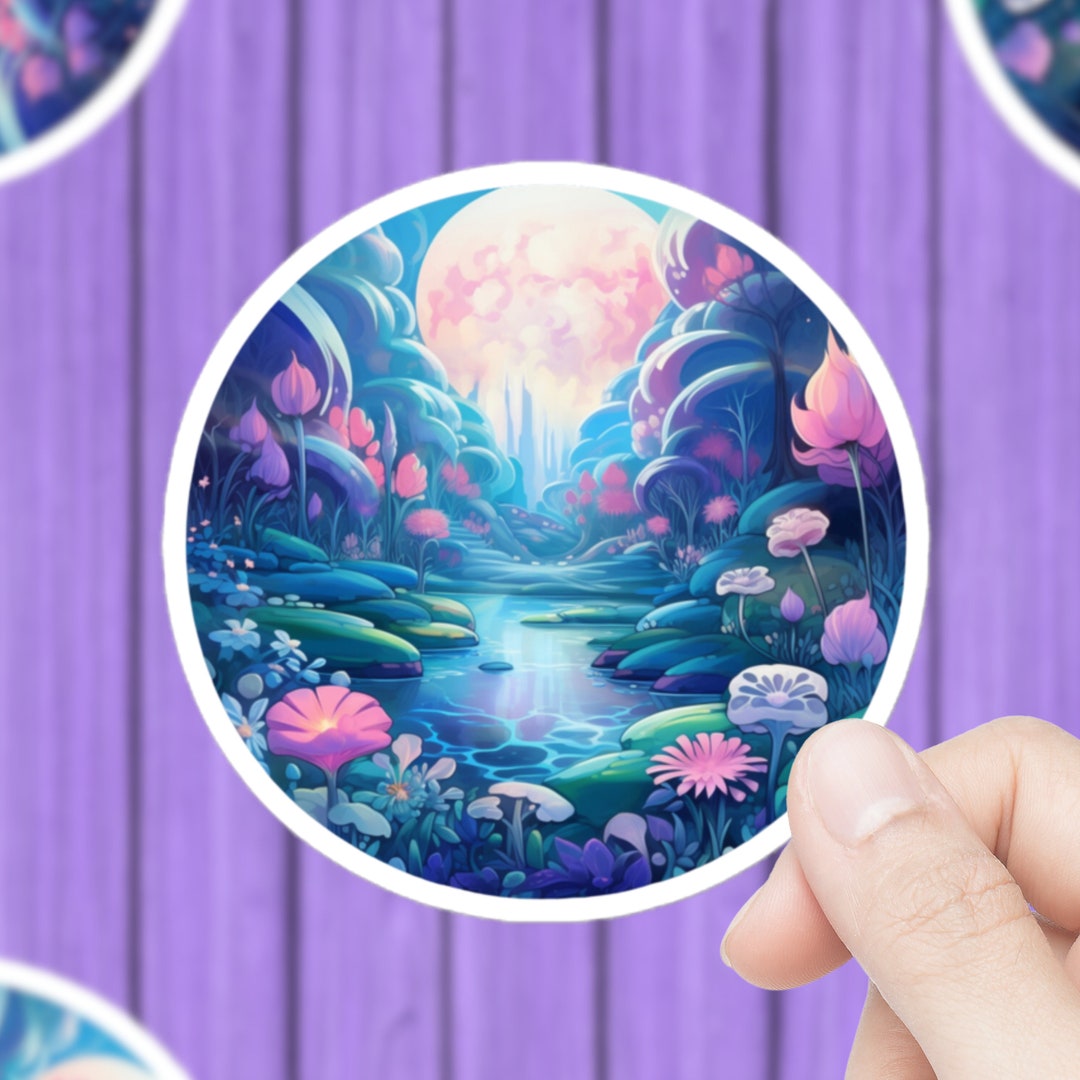 Fantasy World Sticker | Magical World Sticker | Mystical Stickers ...