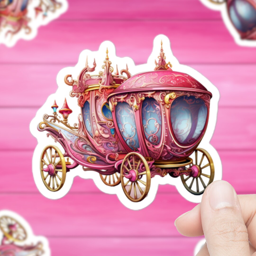 Magical Carriage Sticker | Magical Sticker | Mystical Sticker | Fantasy ...