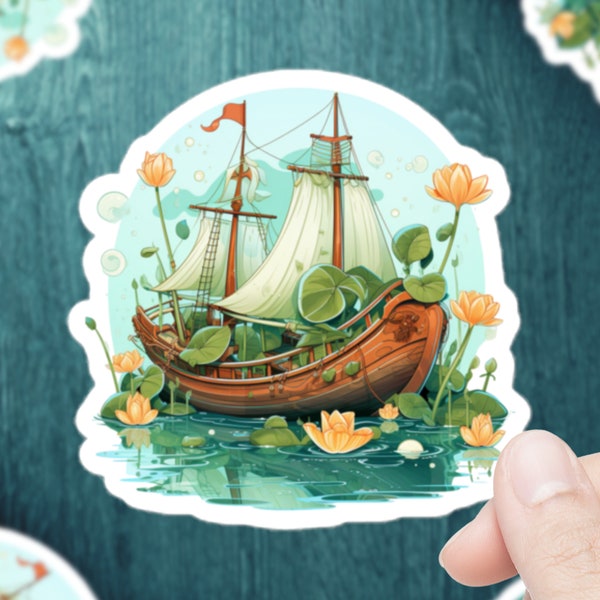 Lily Pad Sticker - Etsy