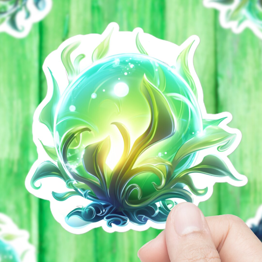 Magical Plant Sticker | Glowing Plant Sticker | Plant Sticker | Flower ...
