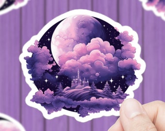 Goddess Sticker Golden Goddess With Blue Hair Mystical Sticker Fantasy ...