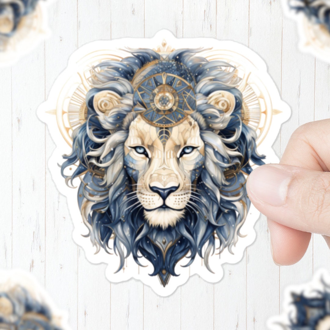 Leo Zodiac Sticker | Astrology | Zodiac Stickers | Leo Sign | Lion ...
