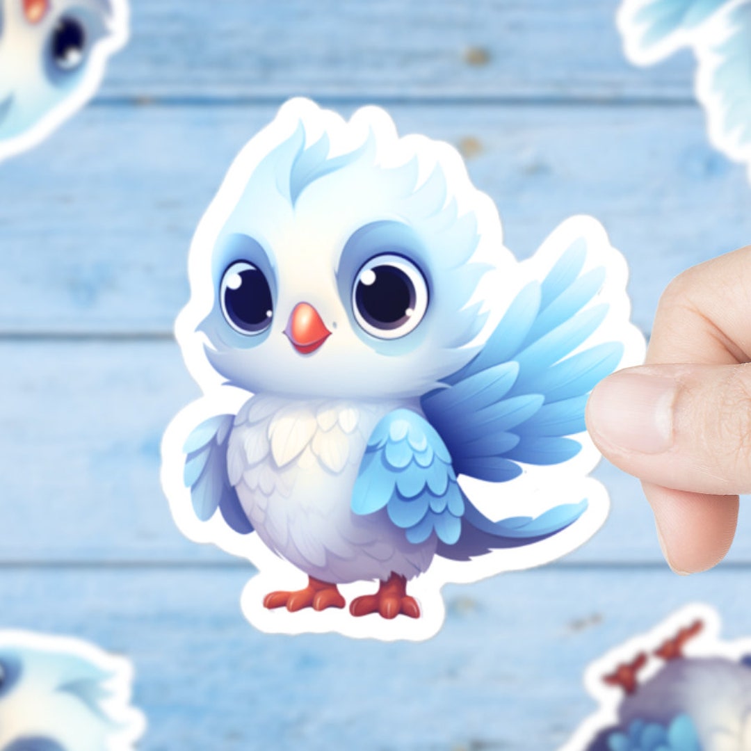 Cute Bird Sticker | Cute Stickers | Animal Sticker | Animal Art ...