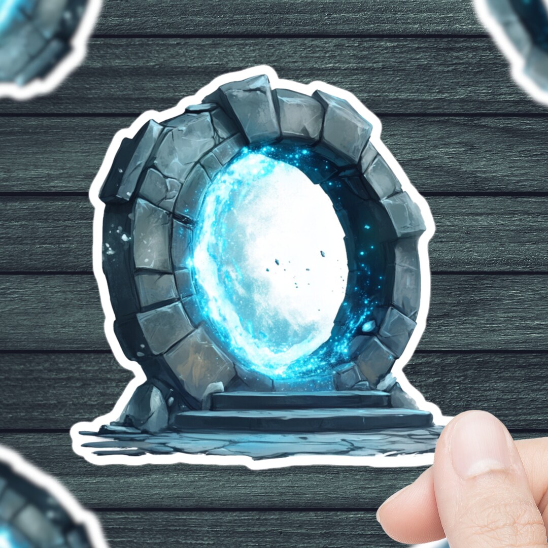 Magical Portal Sticker | Futuristic Sticker | Mystical Portal | Magical ...