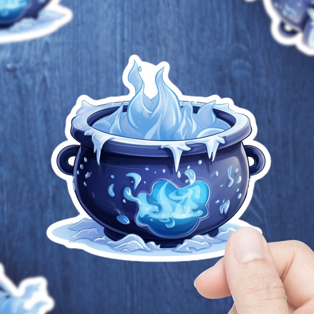 Winter Cauldron Sticker | Magical Cauldron | Magical World | Witchy ...