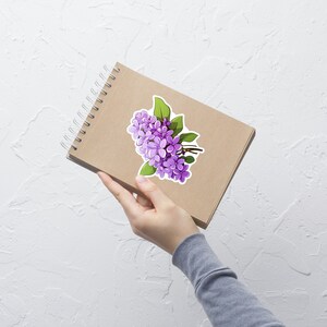 Lilac Flower Sticker | Flower Sticker | Flower Art | Lilac Art | Garden ...