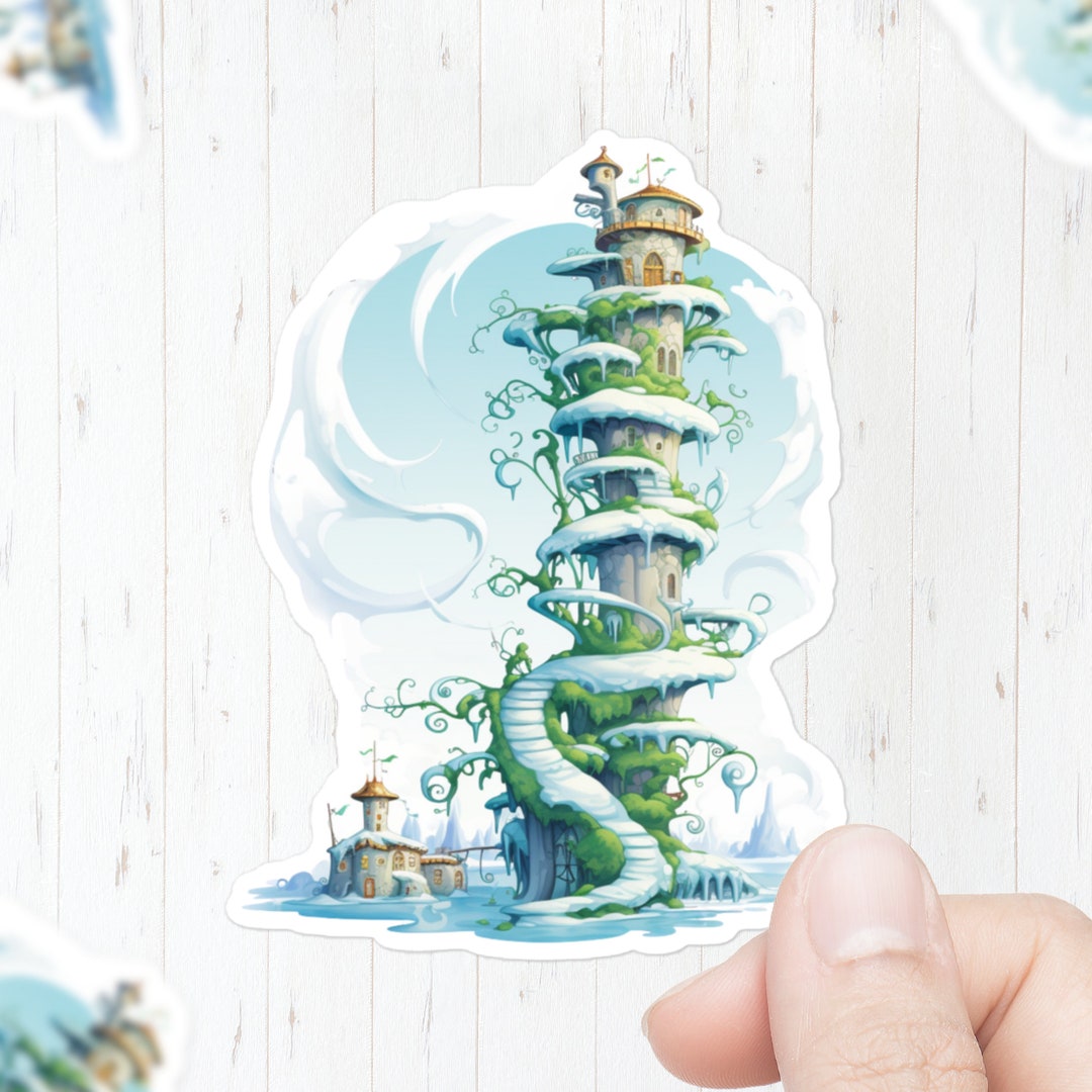 Snowy Beanstalk Sticker | Magical Treehouse | Magical Stickers | Winter ...