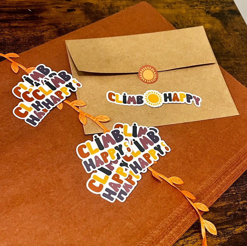Climb Happy Co Logo Sticker - Etsy