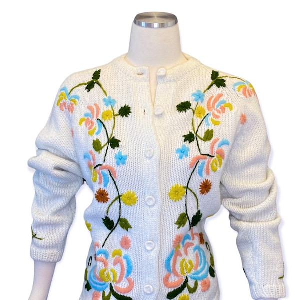 Embroidered Sweater - Etsy