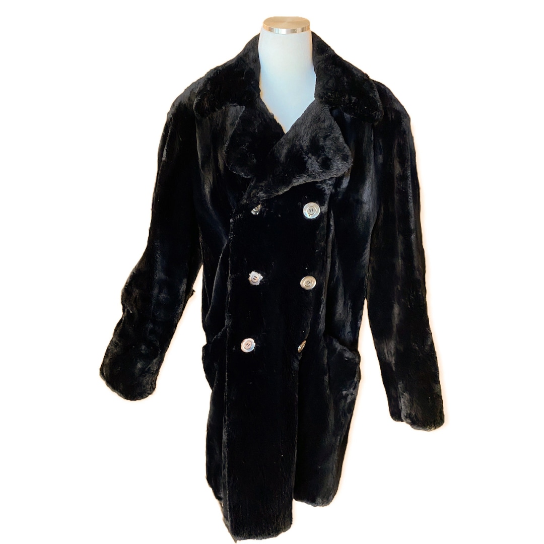 Men's Sheared Bever Fur Coat - Etsy