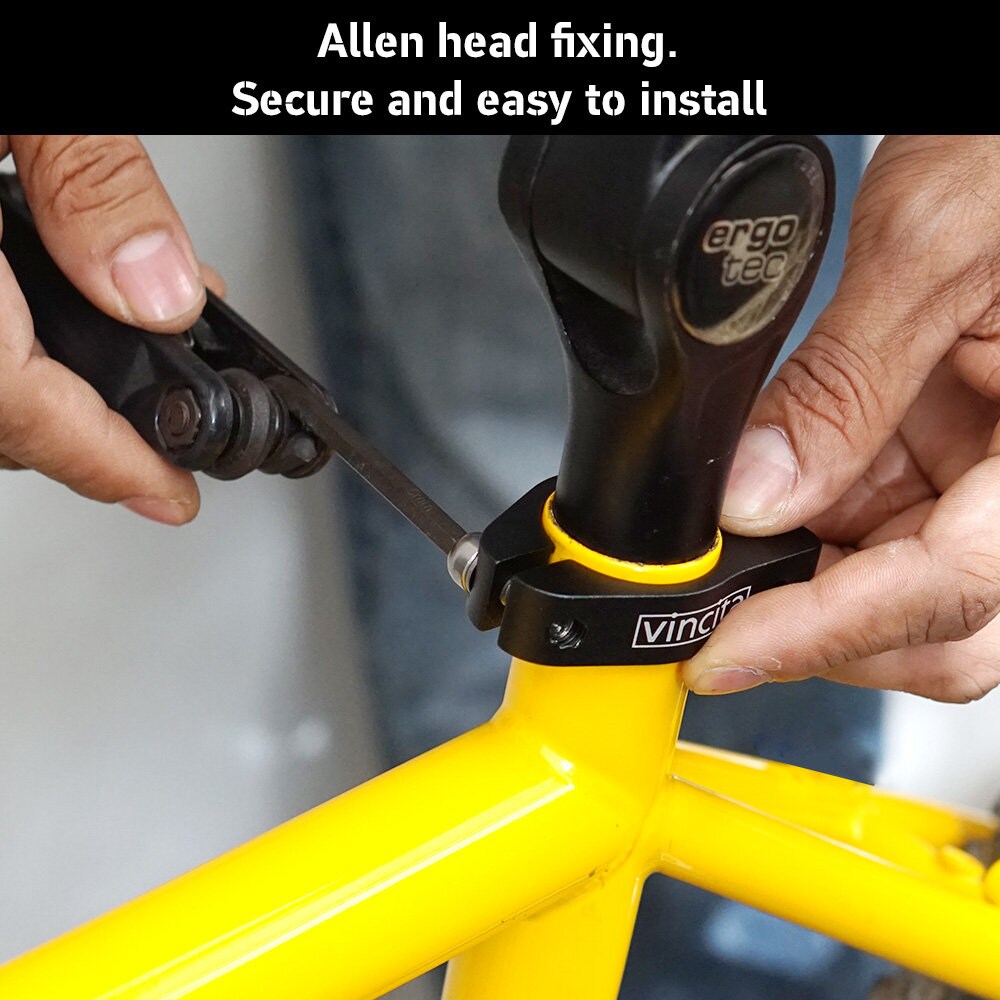 VINCITA Rack Mount Seatpost Clamp - for Bike Without Rear Rack Threaded ...