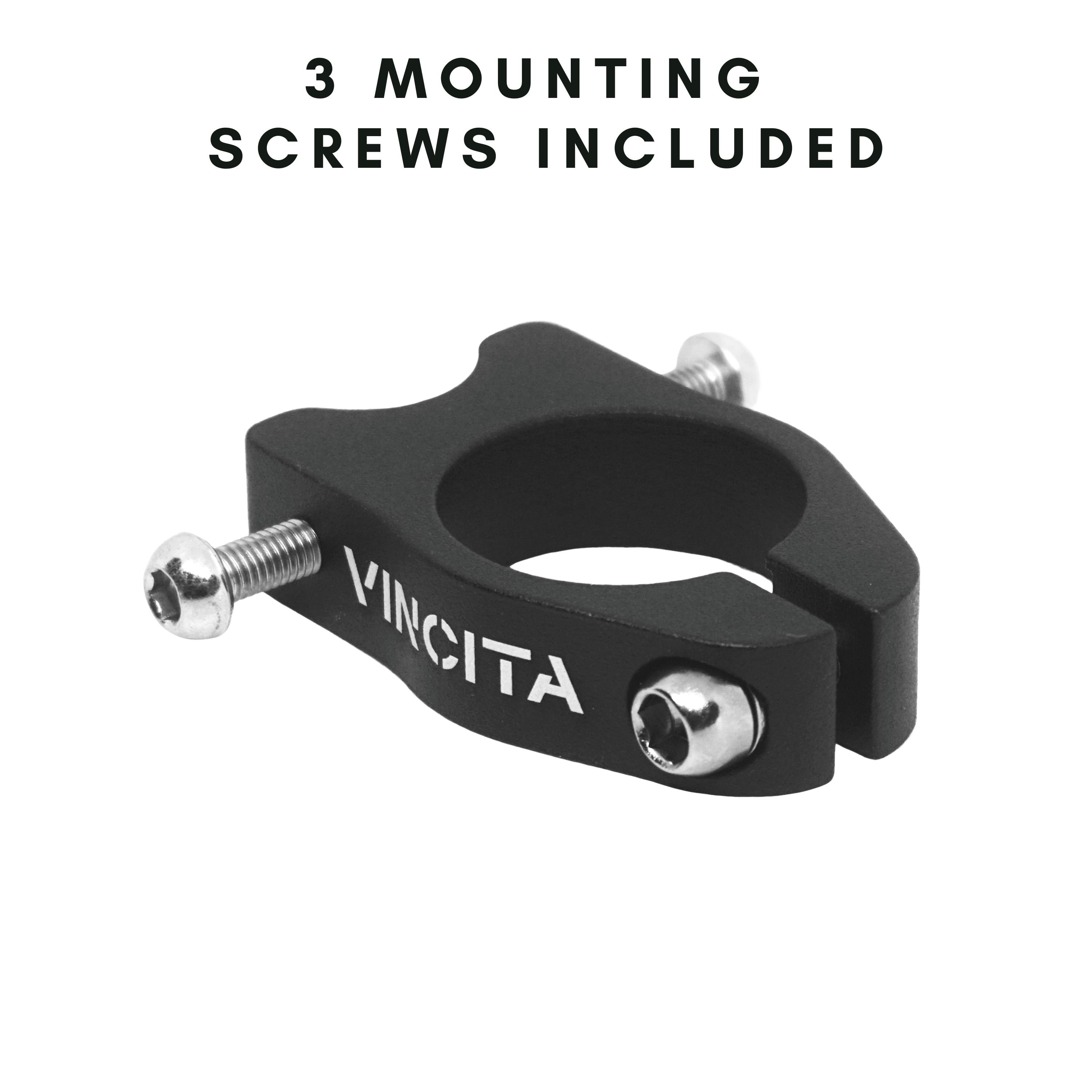 VINCITA Rack Mount Seatpost Clamp - for Bike Without Rear Rack Threaded ...