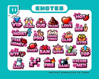 Twitch Emotes, Rabbit Girl Emotes, Kick Emotes, Youtube Emotes, Text ...