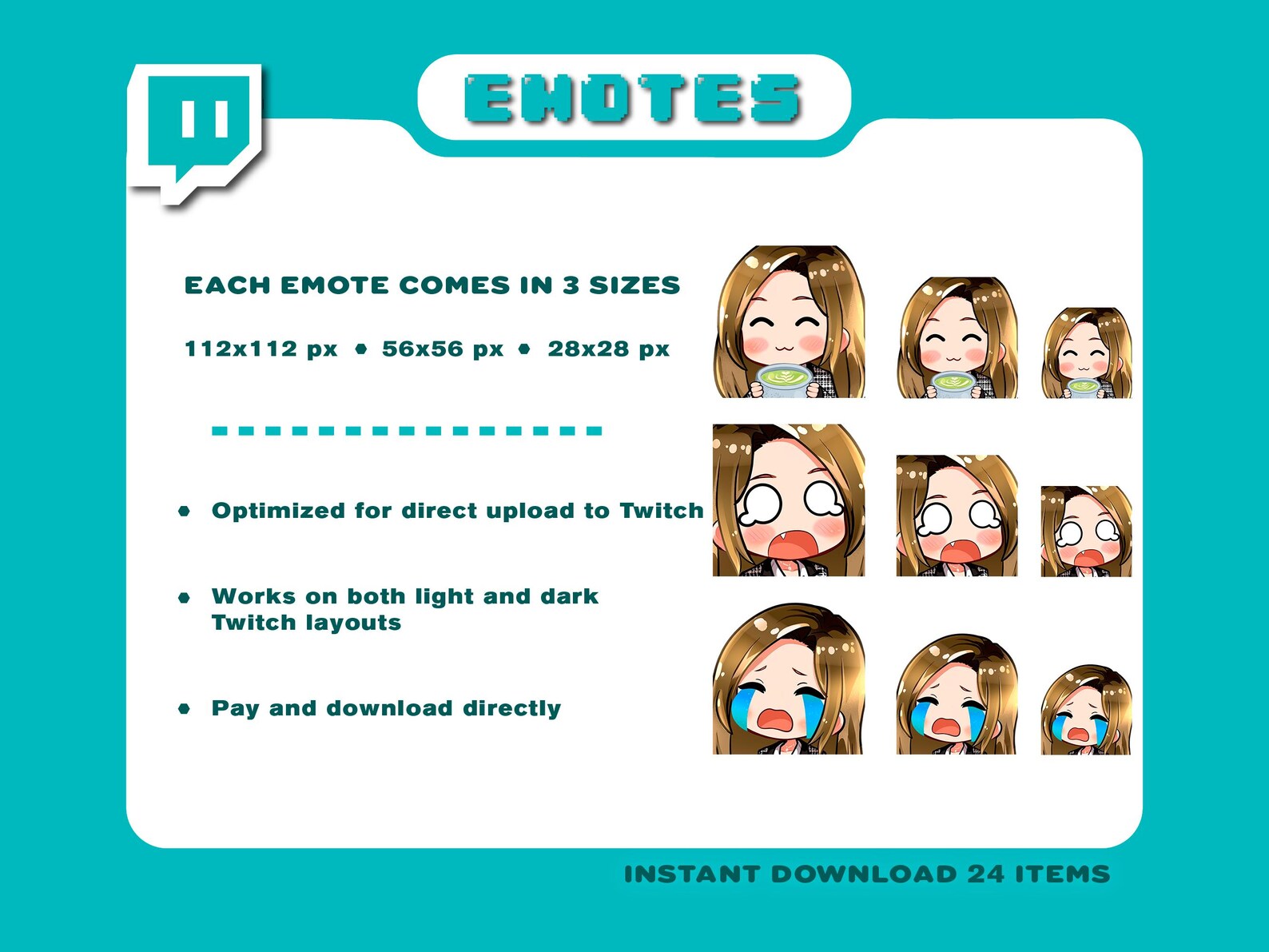 Twitch Emotes, Girl Emotes, Elegant Emotes, Fancy Emotes, Fitness ...