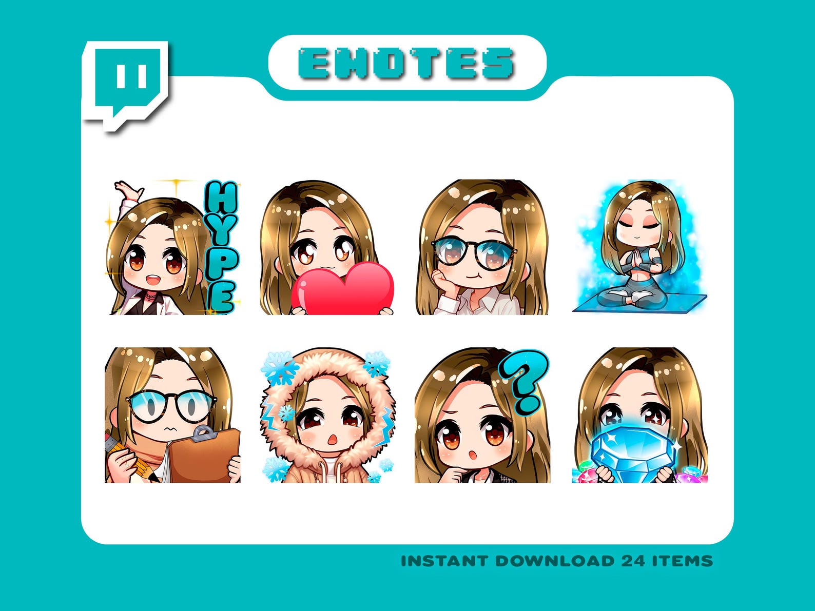 Twitch Emotes, Girl Emotes, Elegant Emotes, Fancy Emotes, Fitness ...
