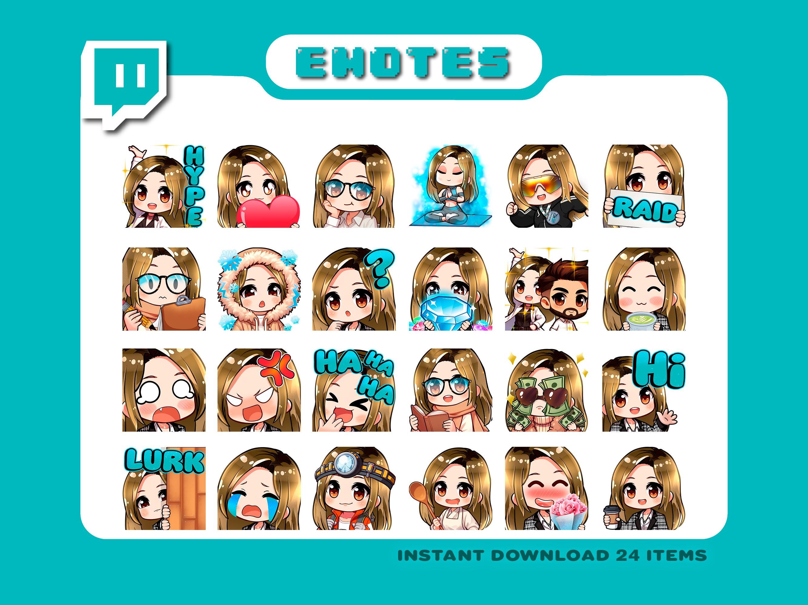 Twitch Emotes, Girl Emotes, Elegant Emotes, Fancy Emotes, Fitness ...
