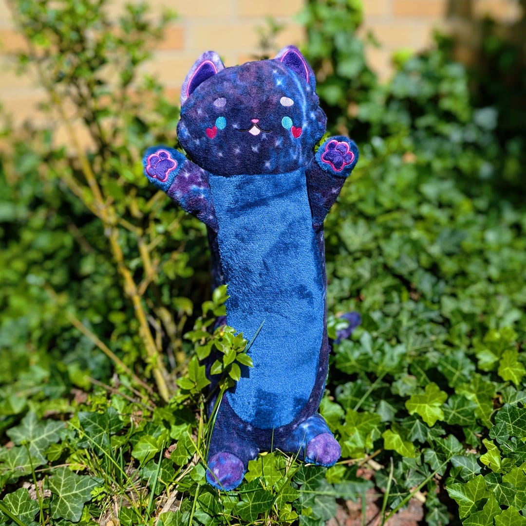 Loooong Cat Cuddle Plushie Custom Handmade Plushie - Etsy
