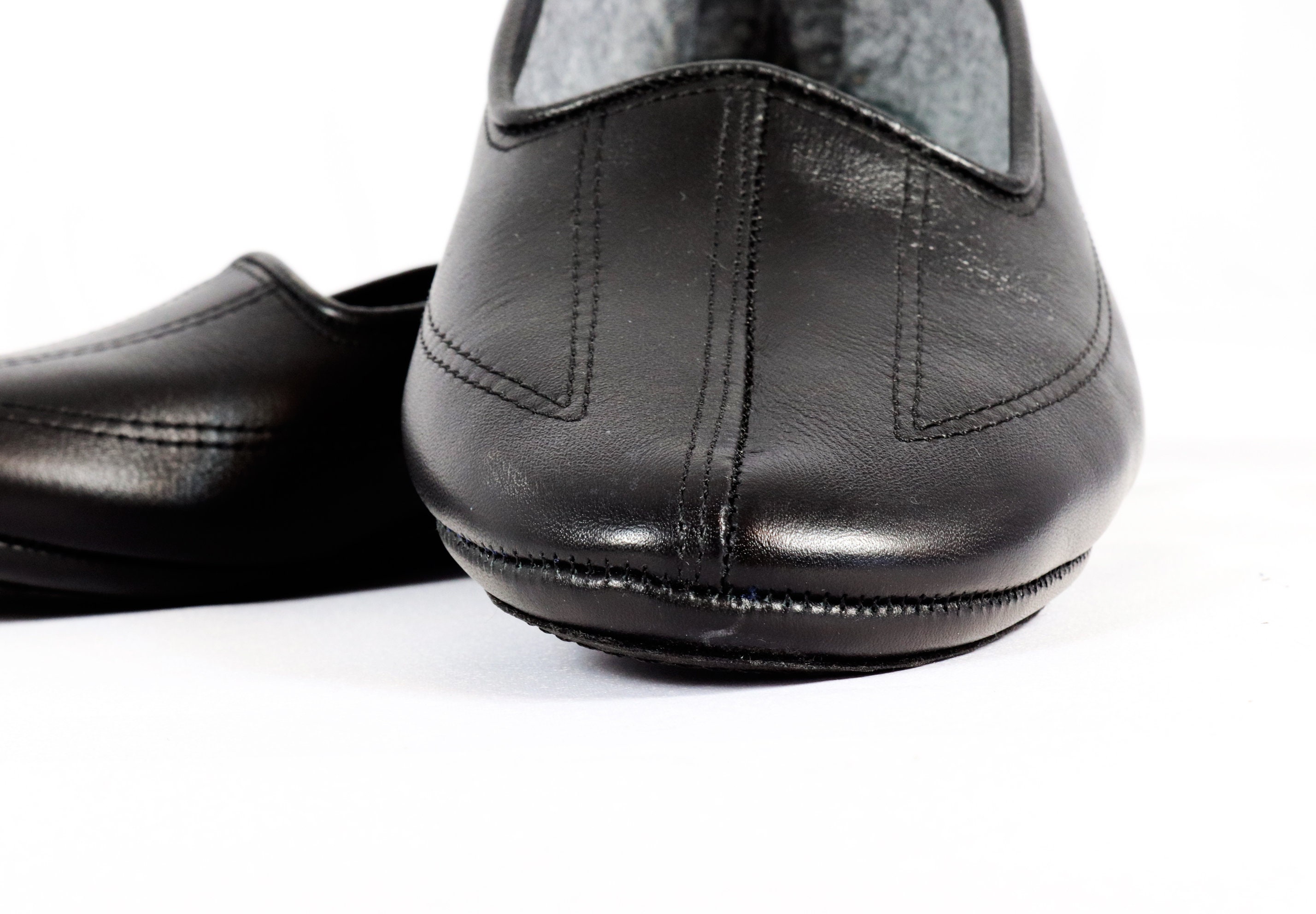 100% Leather Hajj Umrah Tawaf and House Shoes Black Umrah - Etsy