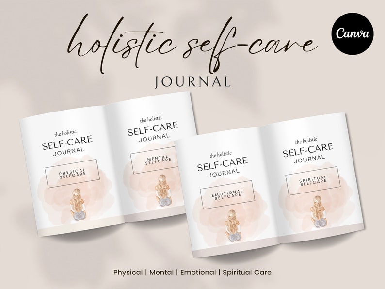 Holistic Self Care Journal, Done for You, Lead Magnet Workbook, Life Coaching Tools, Self Love ...