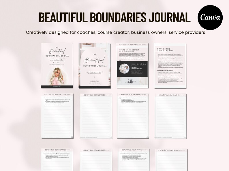 Beautiful Boundaries Journal Done for You Content Lead - Etsy