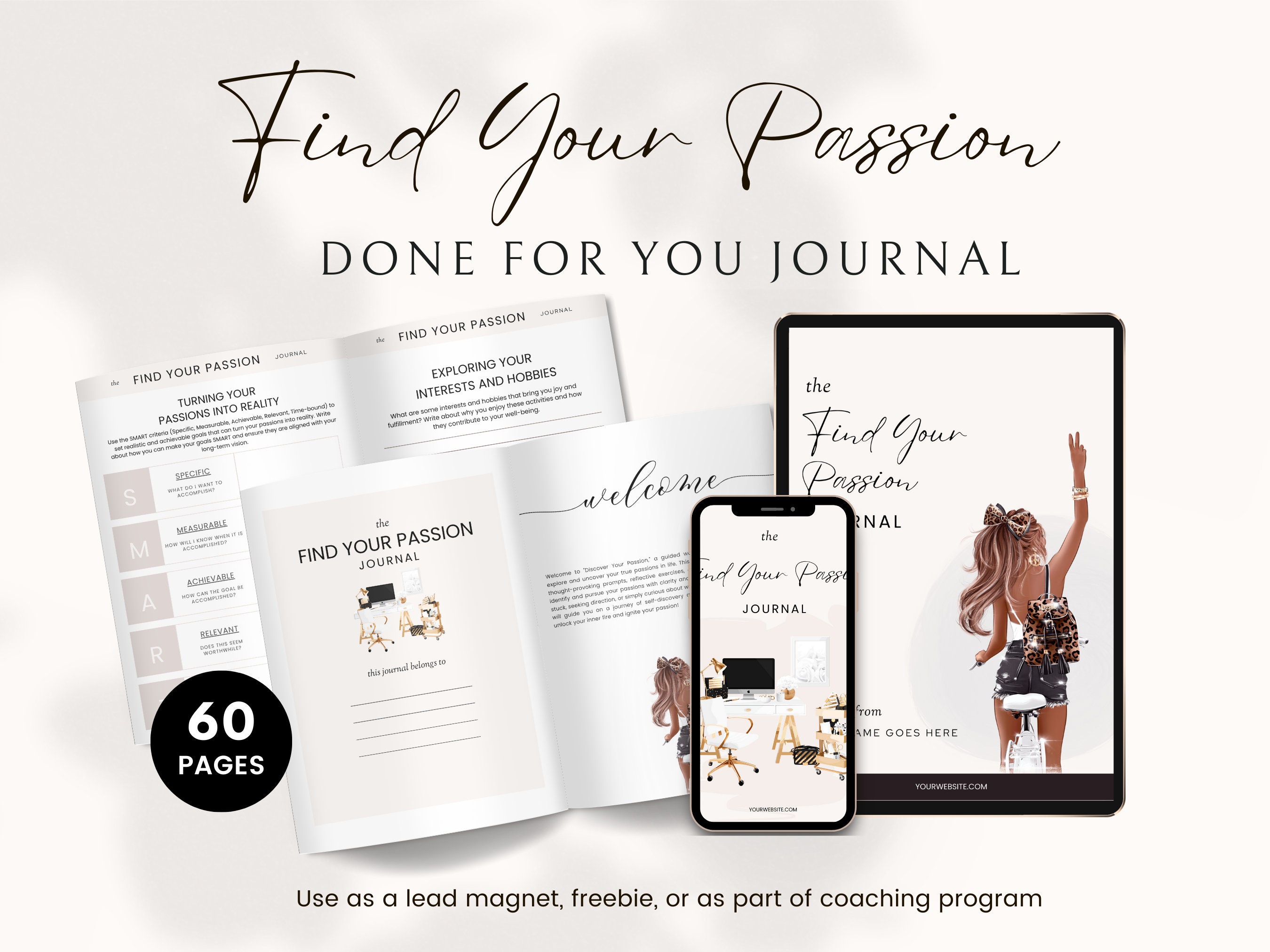 Find Your Passion Journal, Self-discovery, Self-exploration, Passion ...