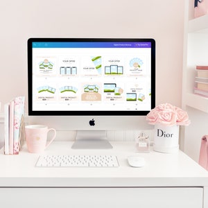 Etsy Listing Mockups Digital Product Mockup Canva Mockup Template