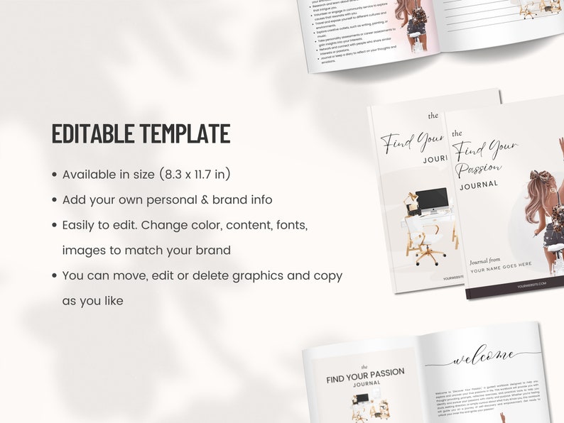 Find Your Passion Journal, Self-discovery, Self-exploration, Passion ...